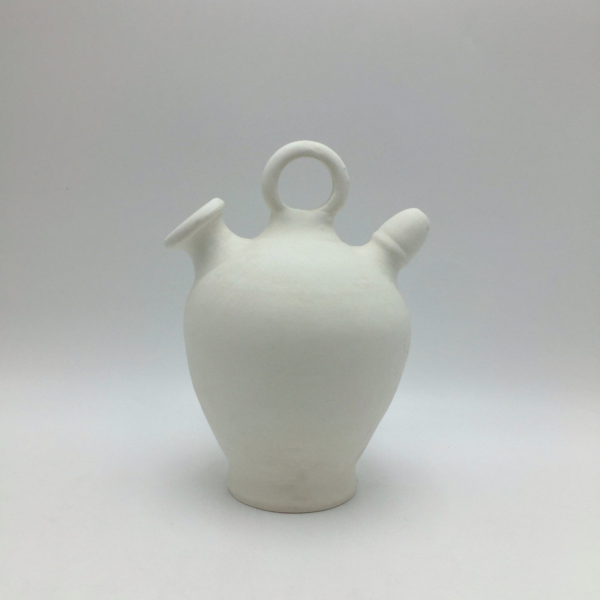 Botijo Barro Blanco - Terracota Mérida